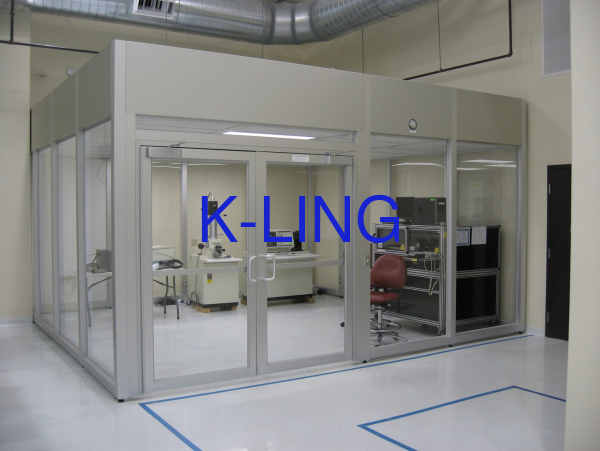ISO7 Modular Cleanroom with HEPA Filtration & Organic Glass Walls